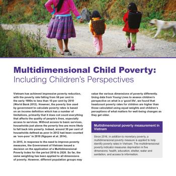 Multidimensional Child Poverty: Including Children’s Perspectives ...